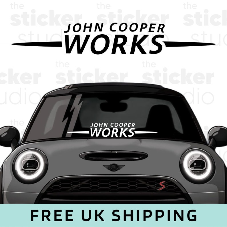 JOHN COOPER WORKS Sticker Decal Graphic Euro Jdm Slammed - Etsy