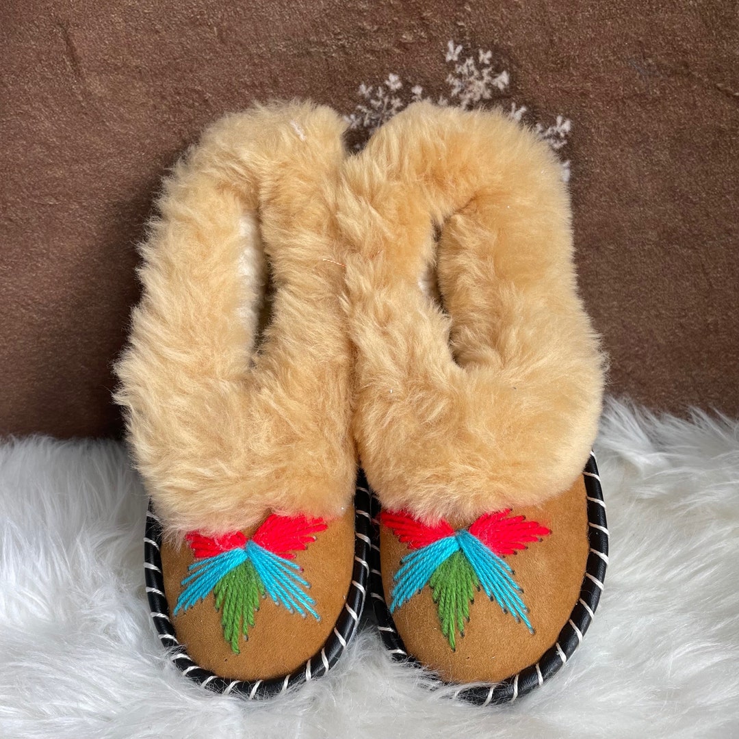 Pick Your Own Color Slippers, House Shoes, Sheepskin Slippers From ...
