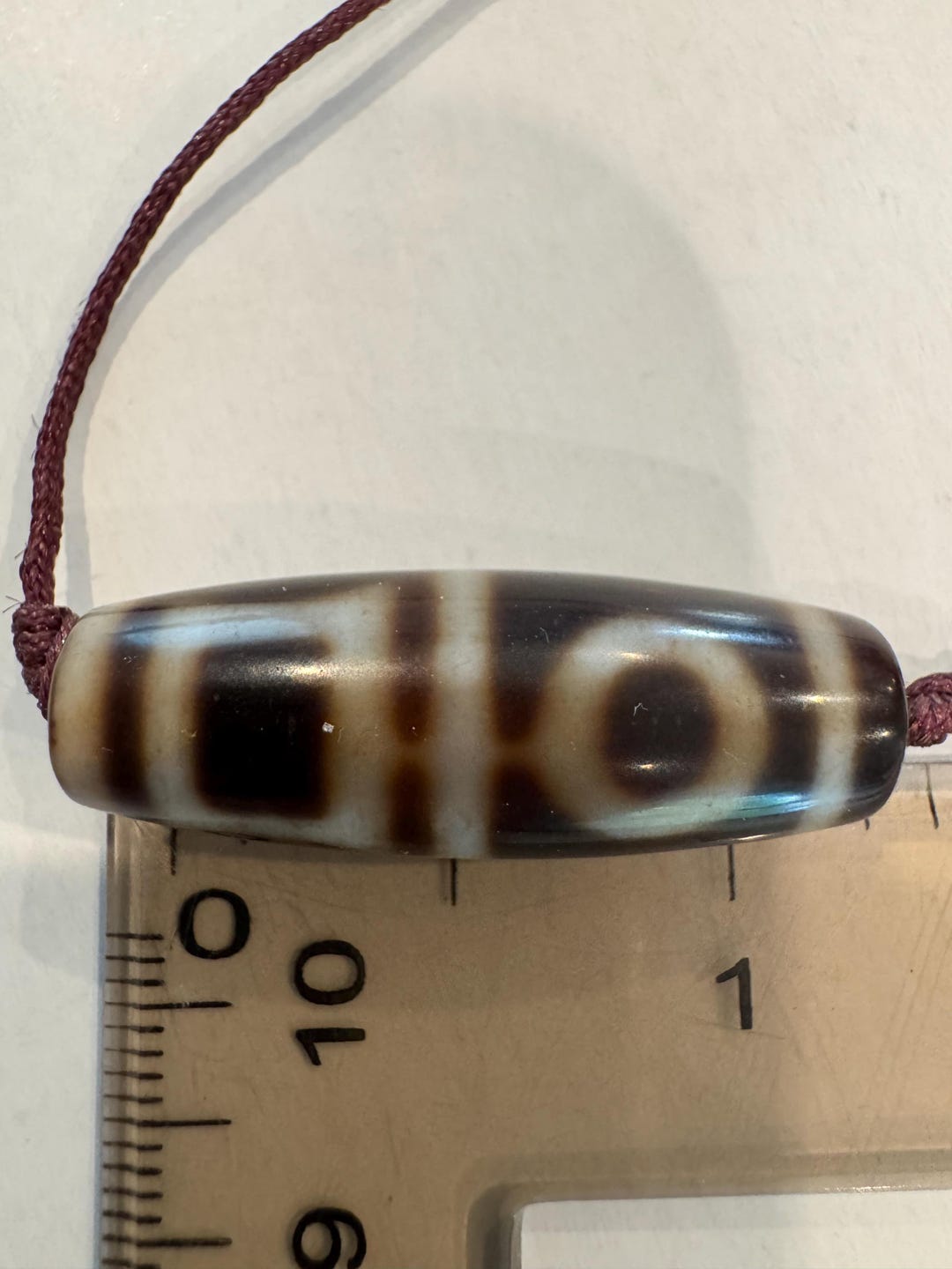 Tibetan Dzi Nam Sa Shi Drik (sky-earth Four Harmonious Dzi Beads) Color ...