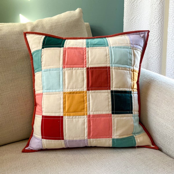 Quilted Pillow - Etsy