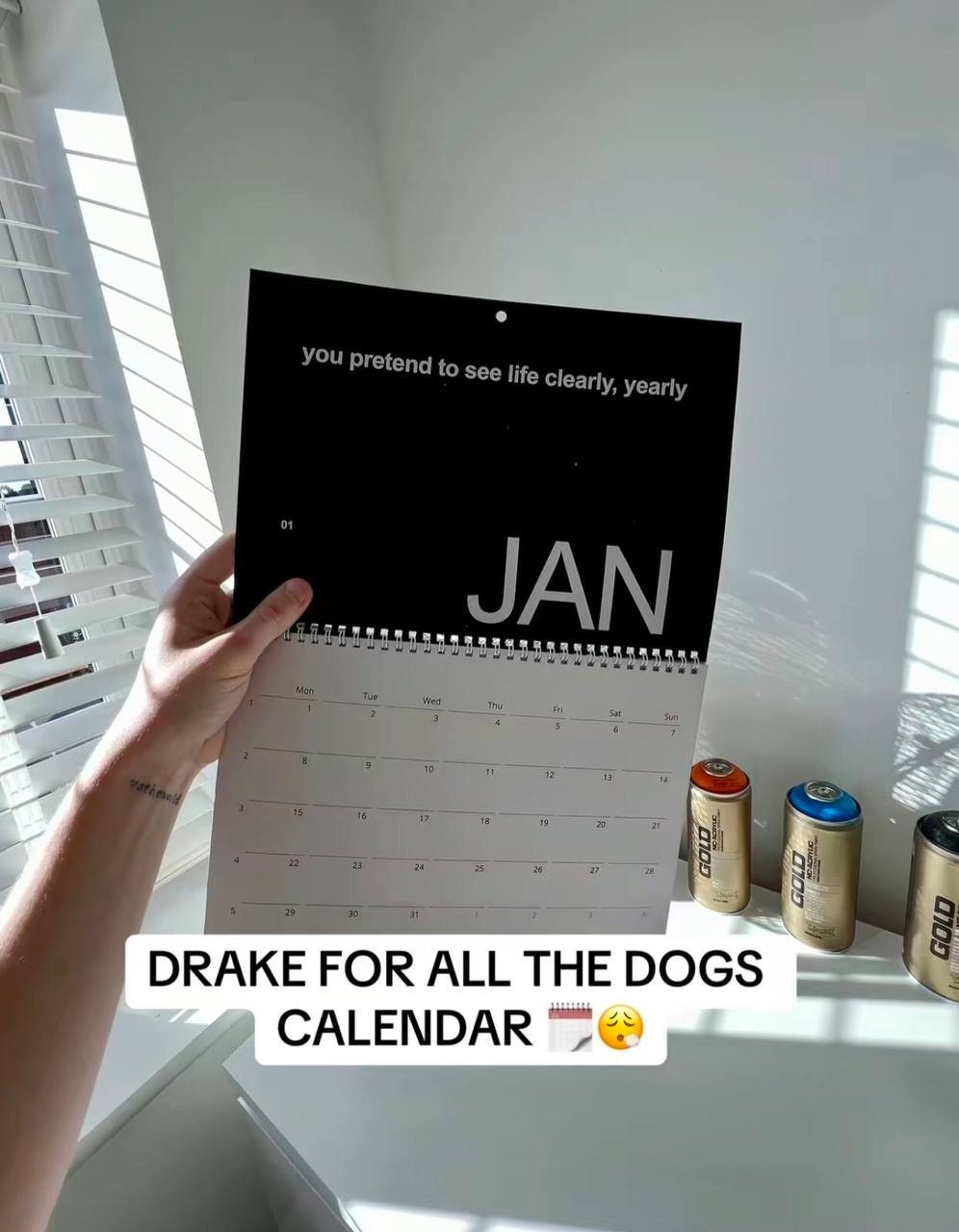Drake Calendar 2024 - Slime You Out - New Year Album Calendar sold by ...