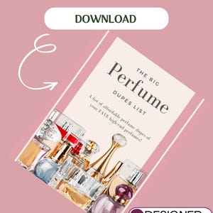 The BIG Perfume Dupe List Digital Book, Perfume Lover Gift Guide ...