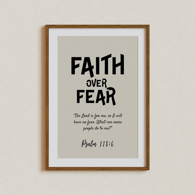 Faith Poster - Etsy