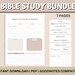 Digital Bible Study Bundle, Printable, Bible Study Guide, SOAP Journal ...