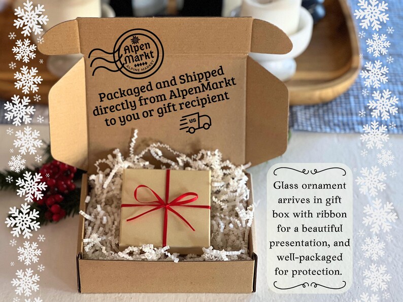 Berlin Germany Glass Ornament With Gift Box, Brandenburg Gate Keepsake ...