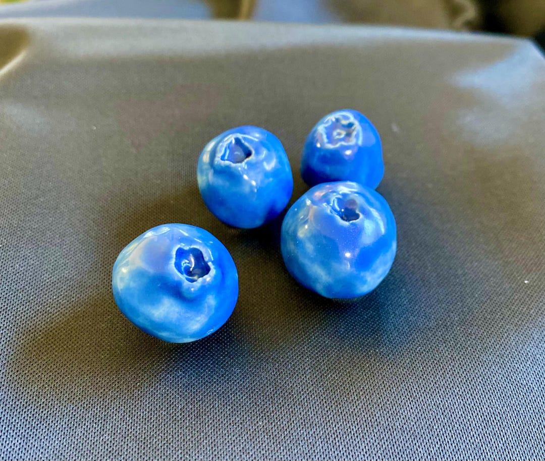 Blueberry Magnet, Handmade Ceramic With Super Strong Magnet - Etsy