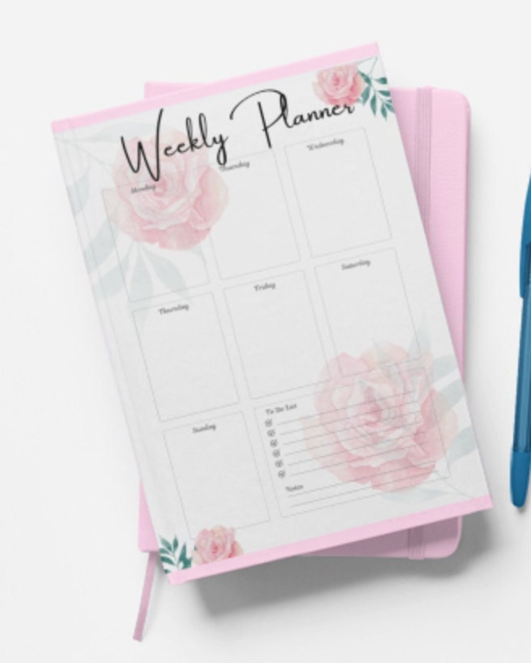 Blush and Sage Planner Digital Download - Etsy