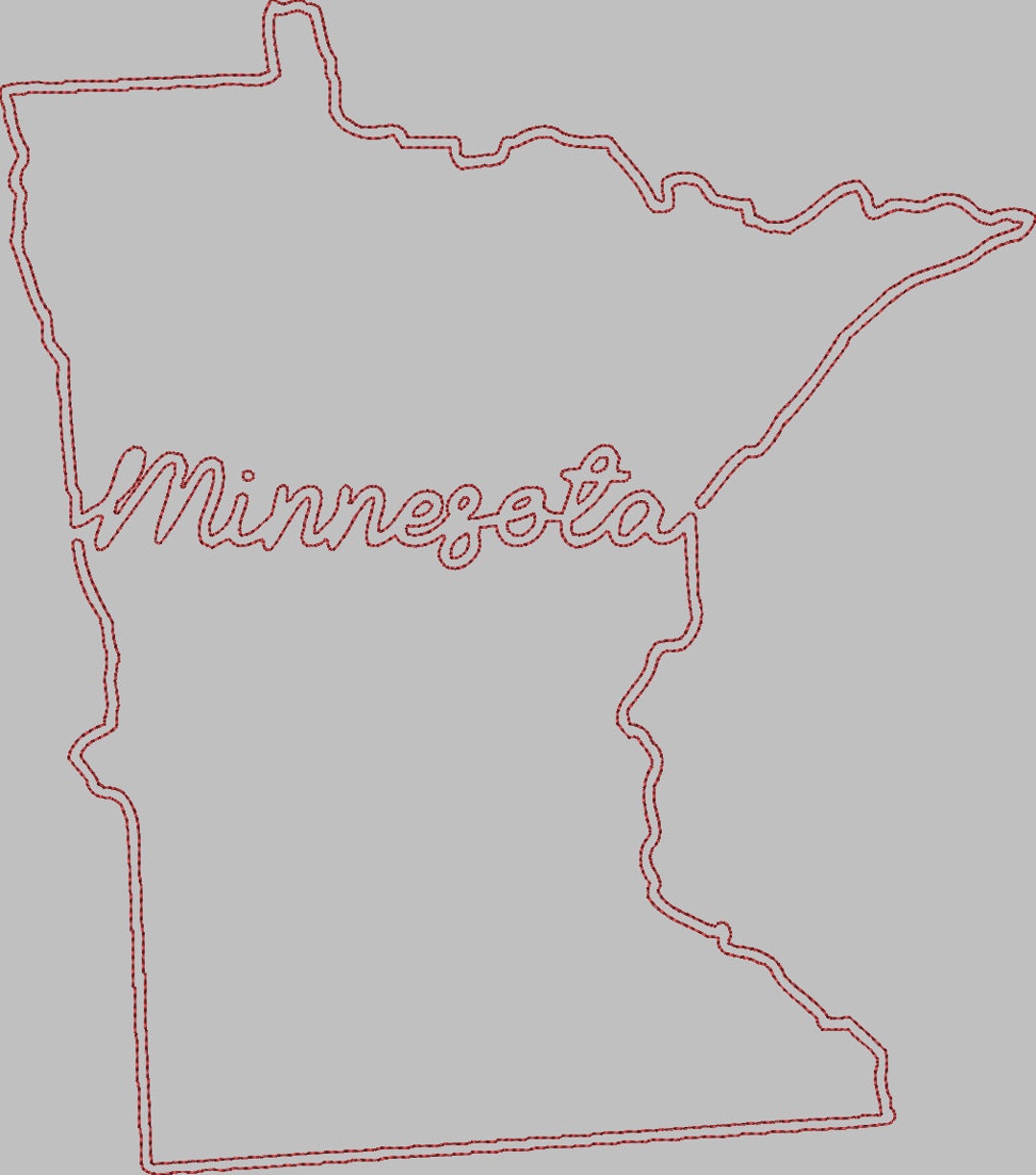 Minnesota Quilting Machine Embroidery Design. Minnesota Quilt ...