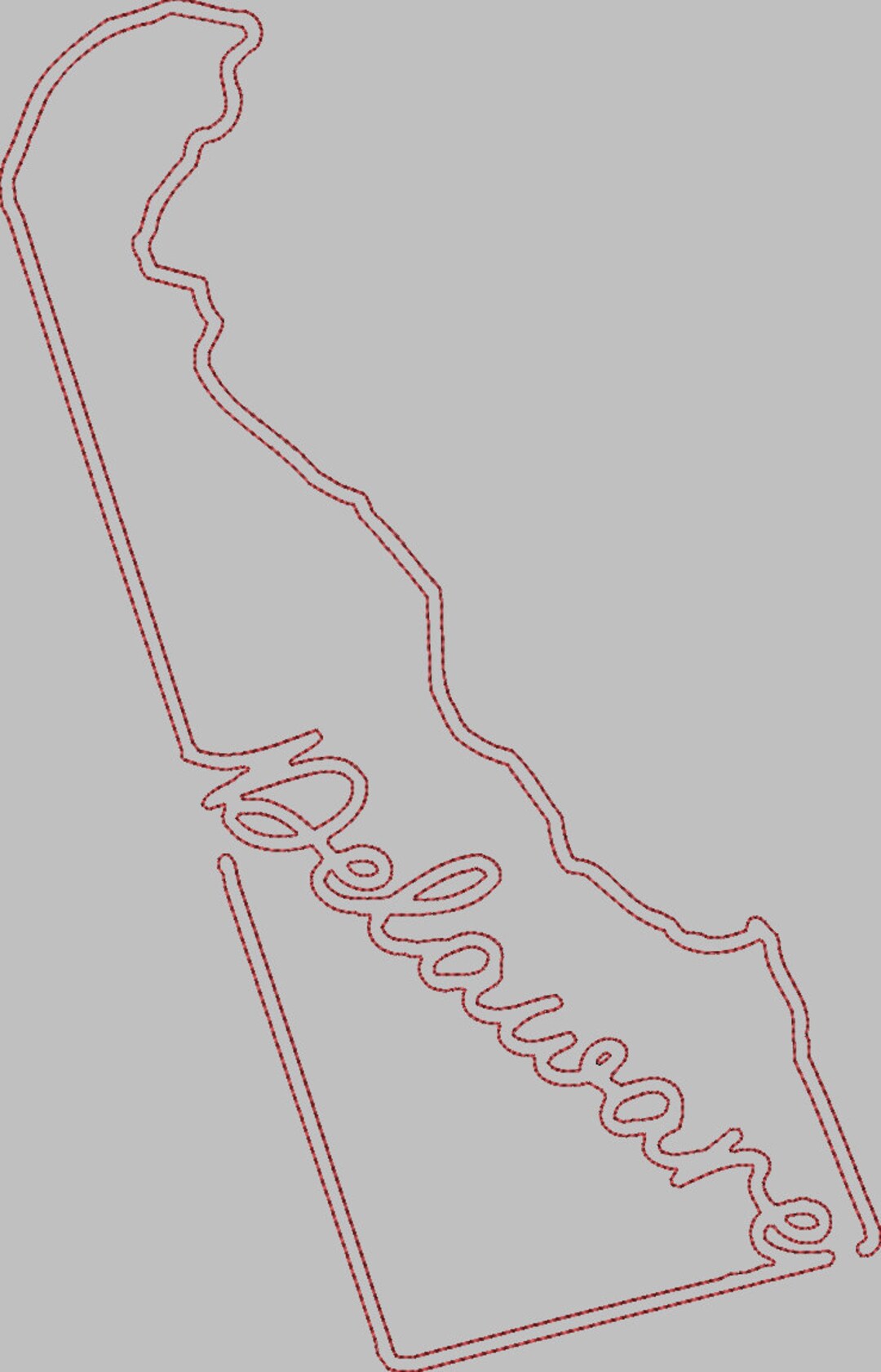 Delaware Quilting Machine Embroidery Design. Delaware Quilt Embroidery ...