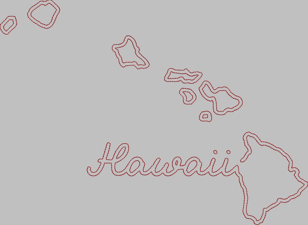 Hawaii Quilting Machine Embroidery Design. Hawaii Quilt Embroidery ...