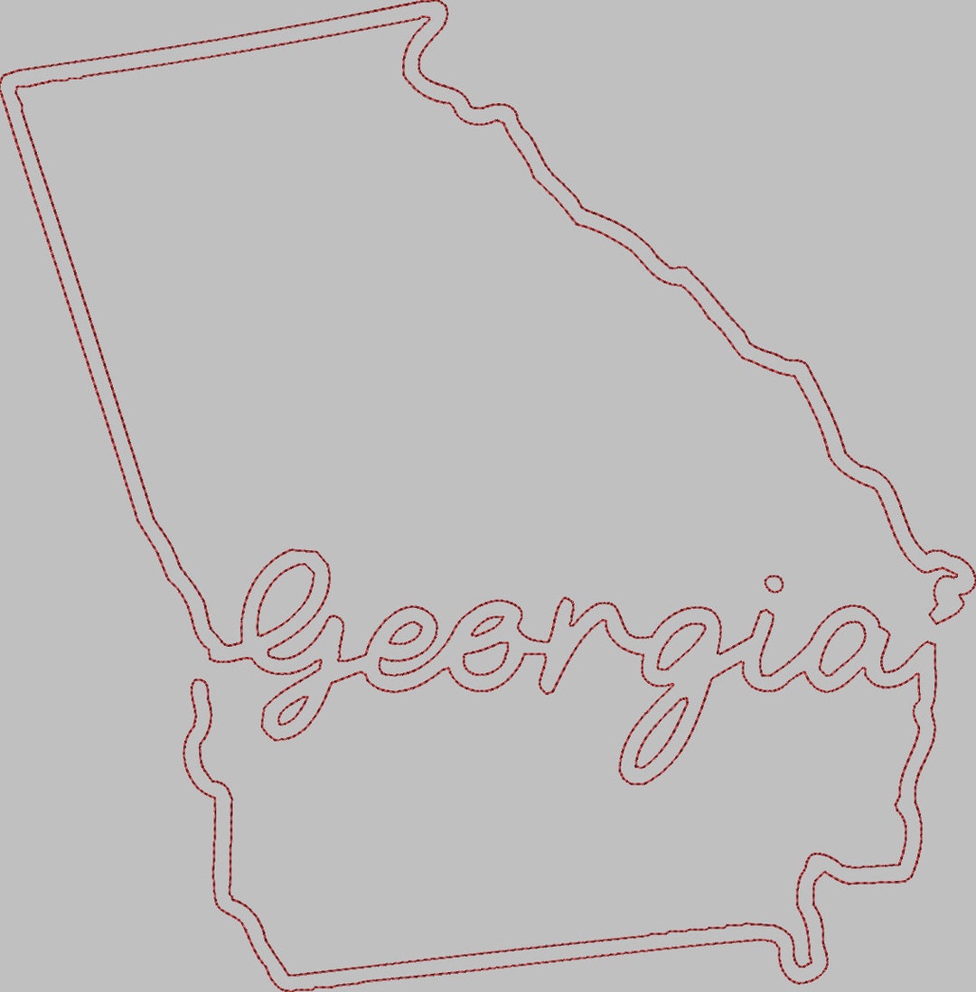 Georgia Quilting Machine Embroidery Design. Georgia Quilt Embroidery ...