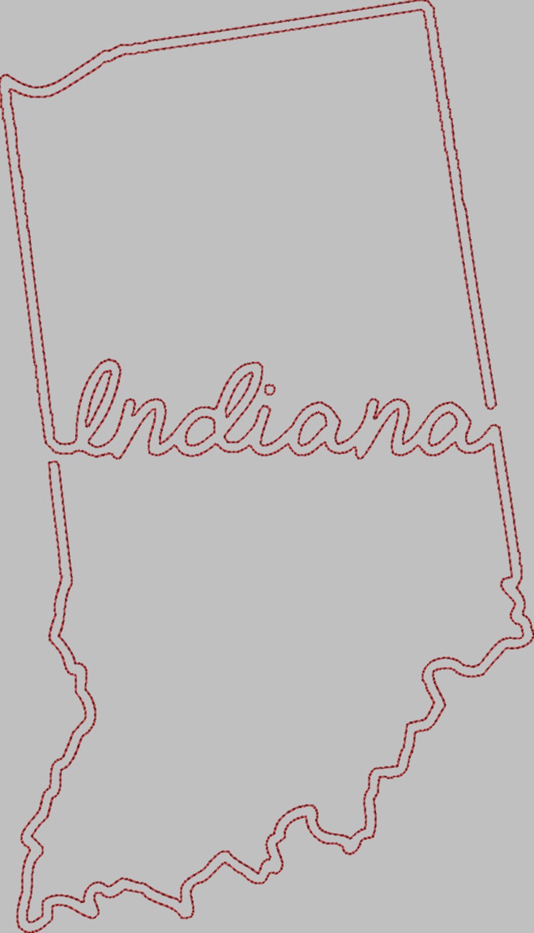 Indiana Quilting Machine Embroidery Design. Indiana Quilt Embroidery ...