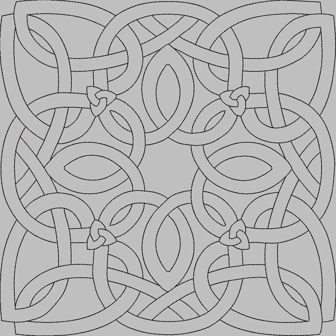 Celtic Quilting Machine Embroidery Design. Celtic Quilt Embroidery ...