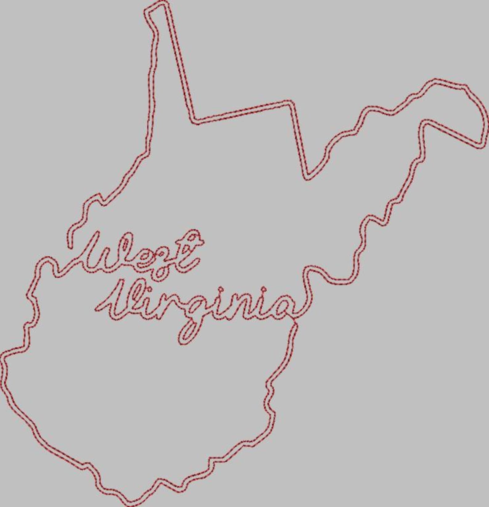 West Virginia Quilting Machine Embroidery Design. West Virginia Quilt ...
