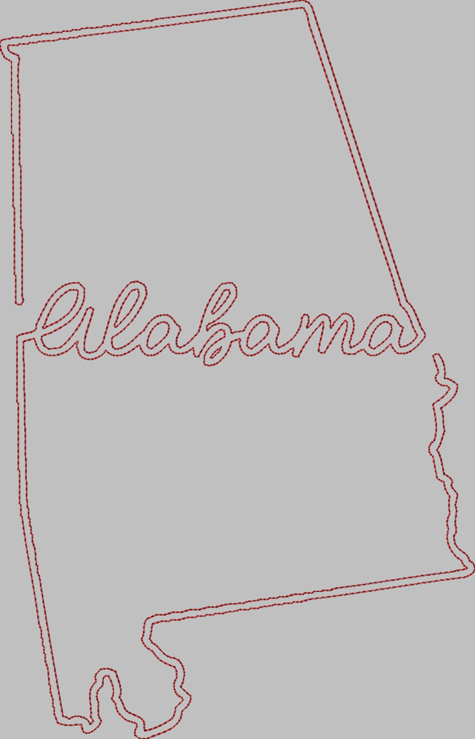 Alabama Quilting Machine Embroidery Design. Alabama Quilt Embroidery ...