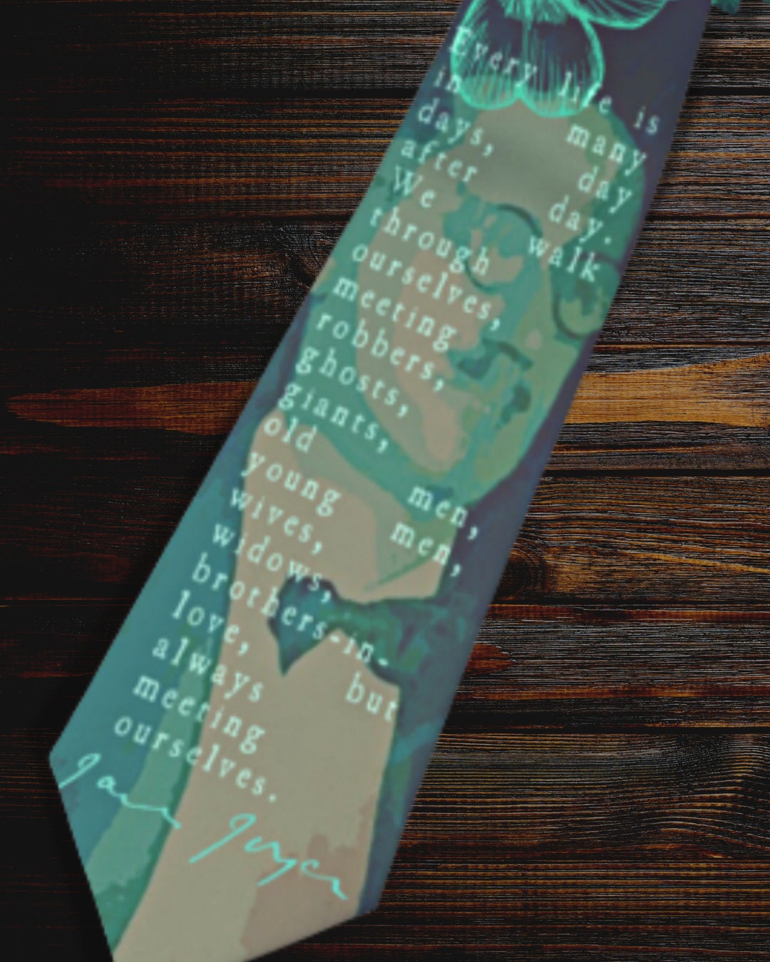 James Joyce "ulysses" Quote Necktie is a Great St. Patrick's Day Tie ...
