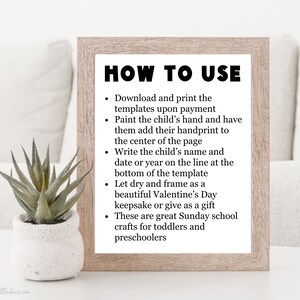 Valentine's Day Scripture Handprint Craft: Christian Homeschool Art ...