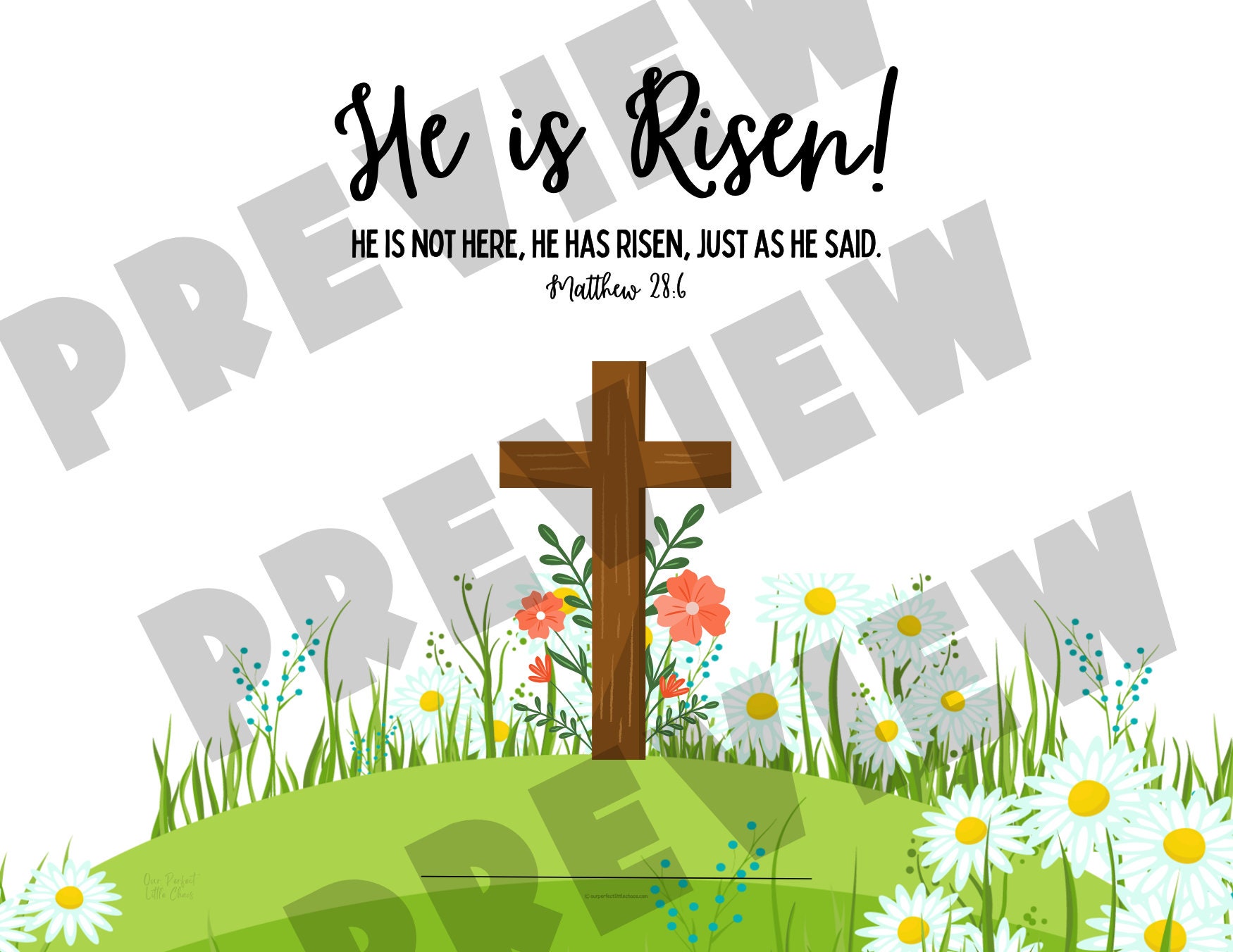 He is Risen Easter Scripture Handprint Craft for Sunday School ...