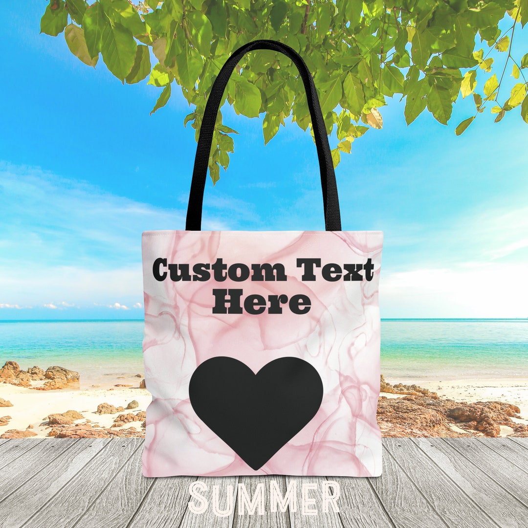Personalized Tote Bag Custom Tote Beach Bags Girls Trip Gifts Hello ...