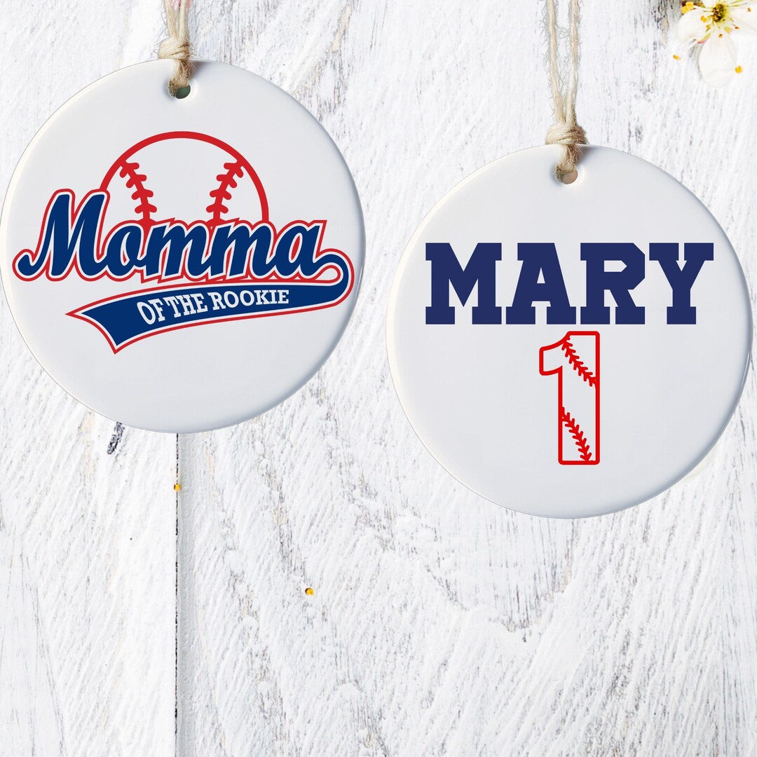 Custom Rookie of the Year 1st Birthday Ornament- Custom Name Number ...