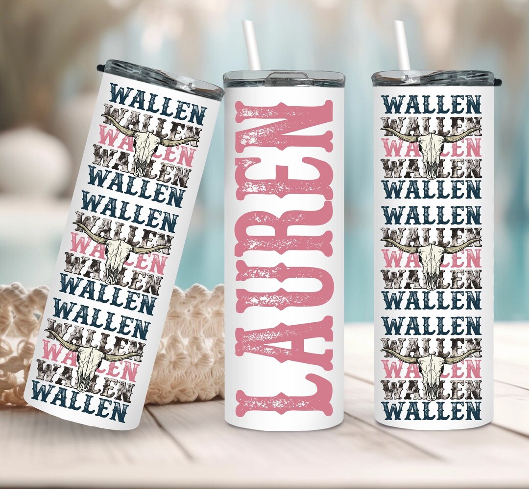 Wallen Tumbler Personalized - Wallen Tumbler - Country Music Fan Cup ...