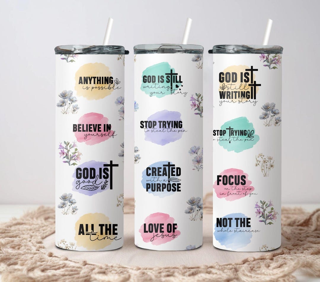 Personalized Bible Verse Tumbler, Custom Christian Tumbler , Bible ...