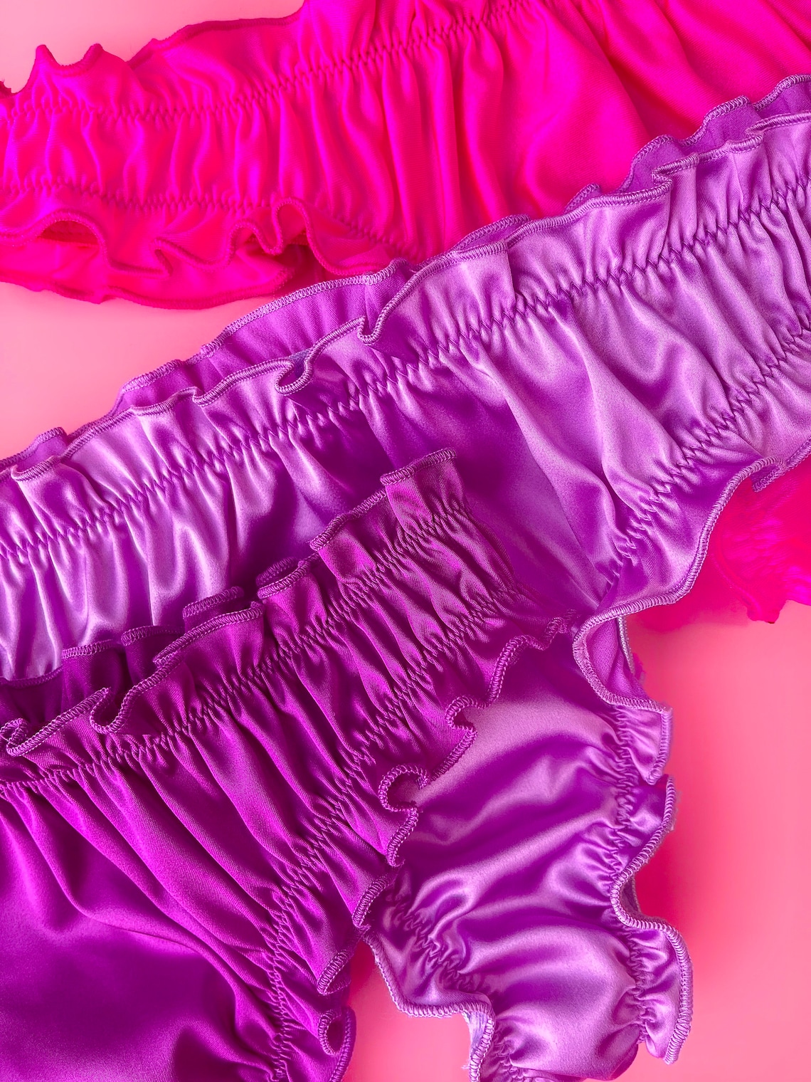 Lingerie for Men, Panty for Men, Shiny Stretch Satin, Silk Satin Frilly ...