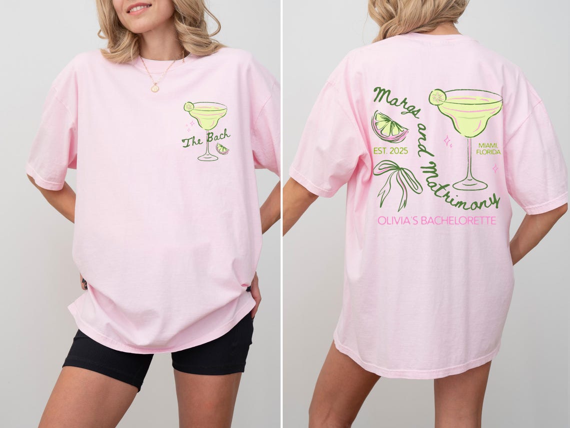 Margs and Matrimony Shirt Tequila Bachelorette Shirt Mexico ...
