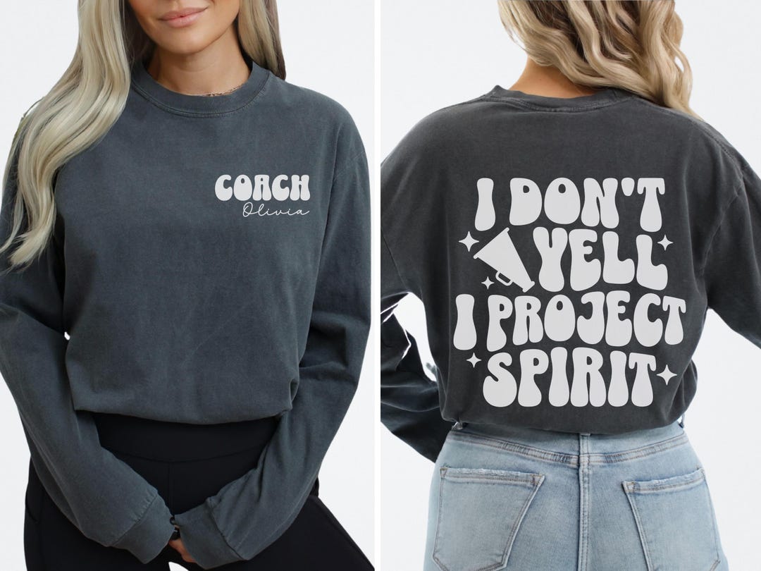 Cheer Coach Shirt Custom Cheer Coach T Shirt Cheerleading Coach Shirt ...