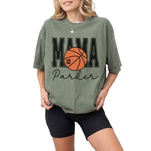 Basketball Mom Shirt Custom Basketball Mom Tshirt Name Number ...