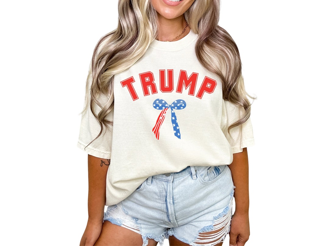 Coquette Trump Shirt for Women, Trump Girl T Shirt, Cute American ...