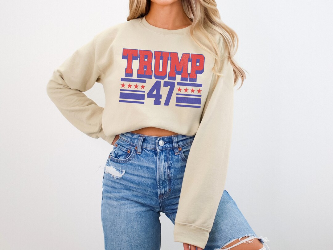Trump 47 Sweatshirt, Trump 2024 Sweatshirt, Vote Shirt, Republican ...