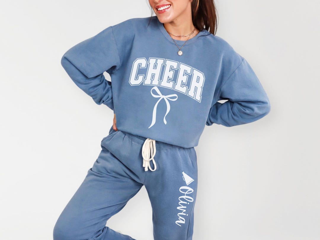 Cheer Sweatshirt Custom Cheer Sets Cheerleader Sweatshirt Cheer Sweats ...