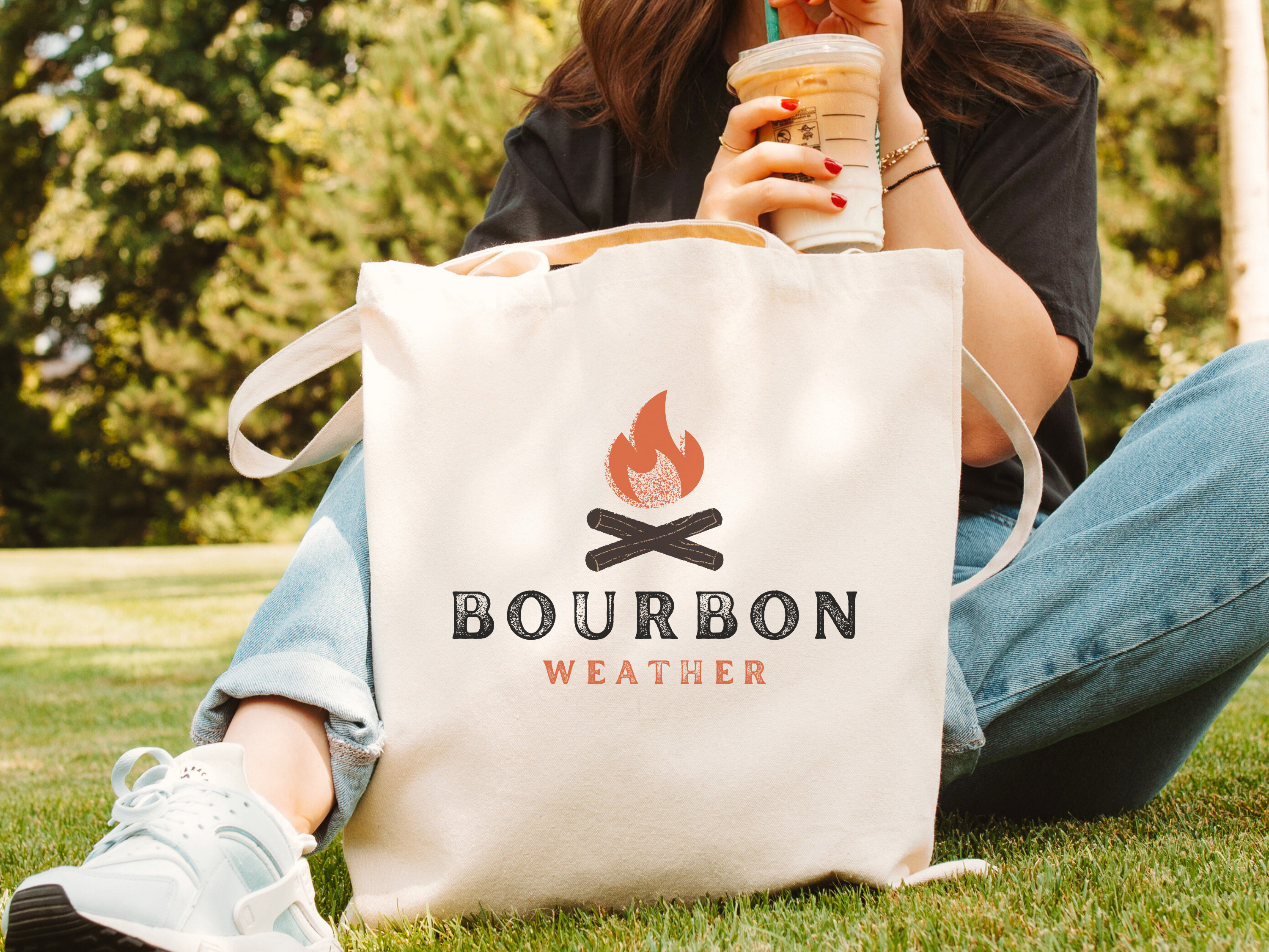 Bourbon Weather Tote Bag Bourbon Bag Whiskey Weather Unique - Etsy