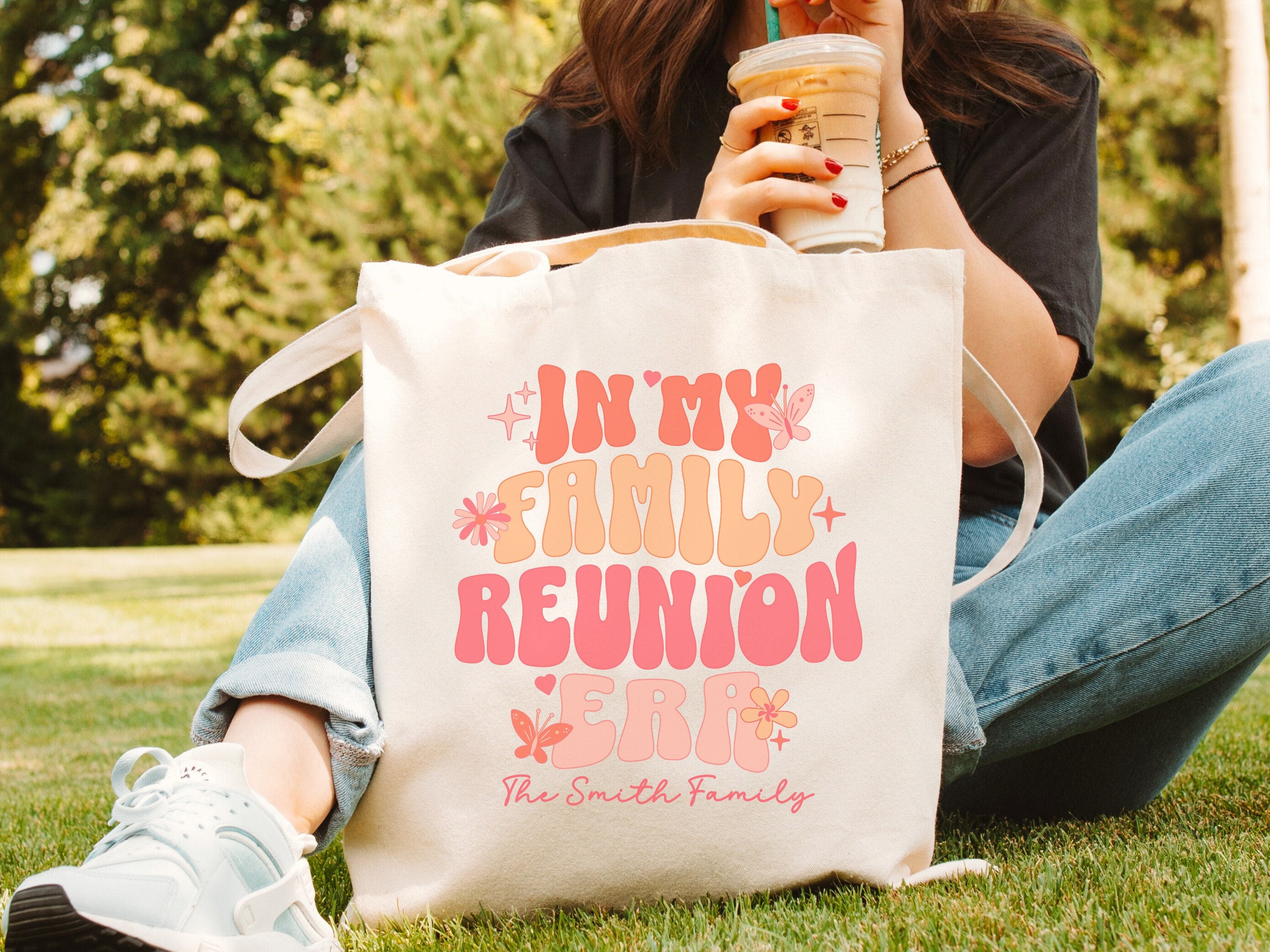 Custom Family Reunion Tote Bag, in My Family Reunion Era Canvas Bag ...