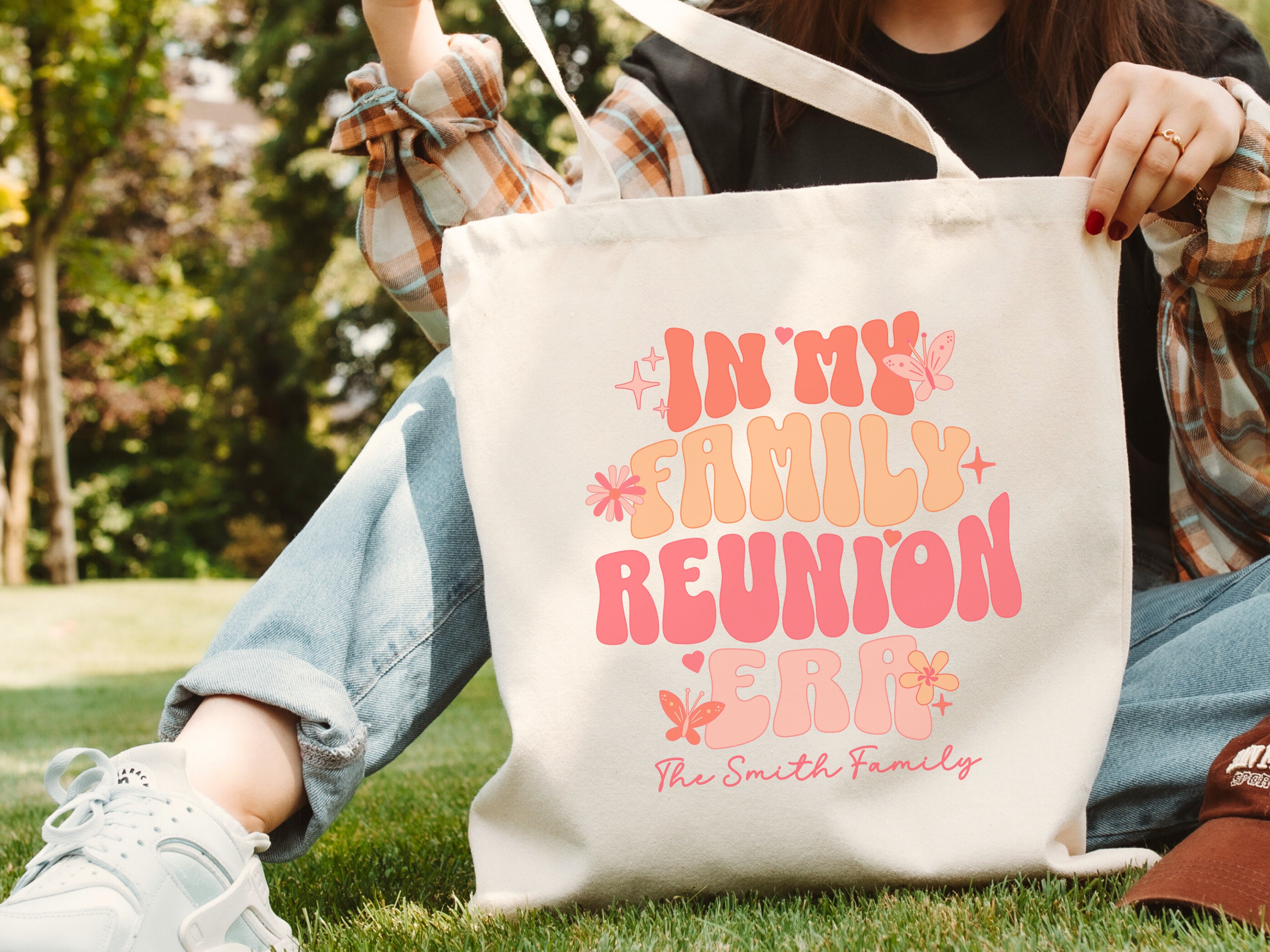 Custom Family Reunion Tote Bag, in My Family Reunion Era Canvas Bag ...