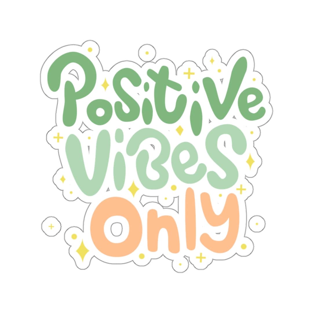 Positive Vibes Sticker - Etsy