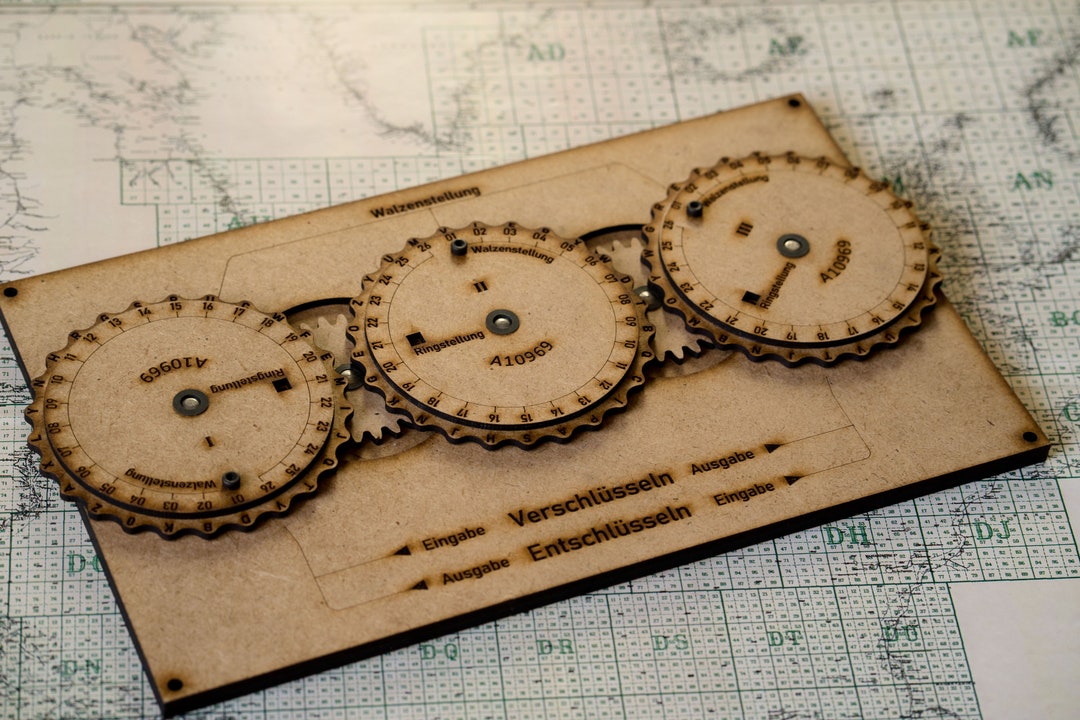 Enigma I Chiffriermaschine 5 Rotoren Enigma Cipher Machine 5 Rotors ...