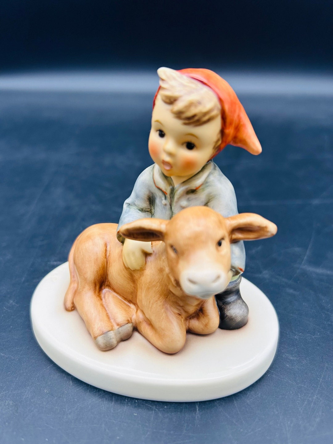 Hummel Cuddly Calf Figurine - HUM 2324 - Farm Animal Series - Etsy