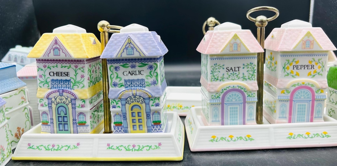 Lenox Spice Village Creamery ,confectionery Sugar & Creamer Set, Salt ...