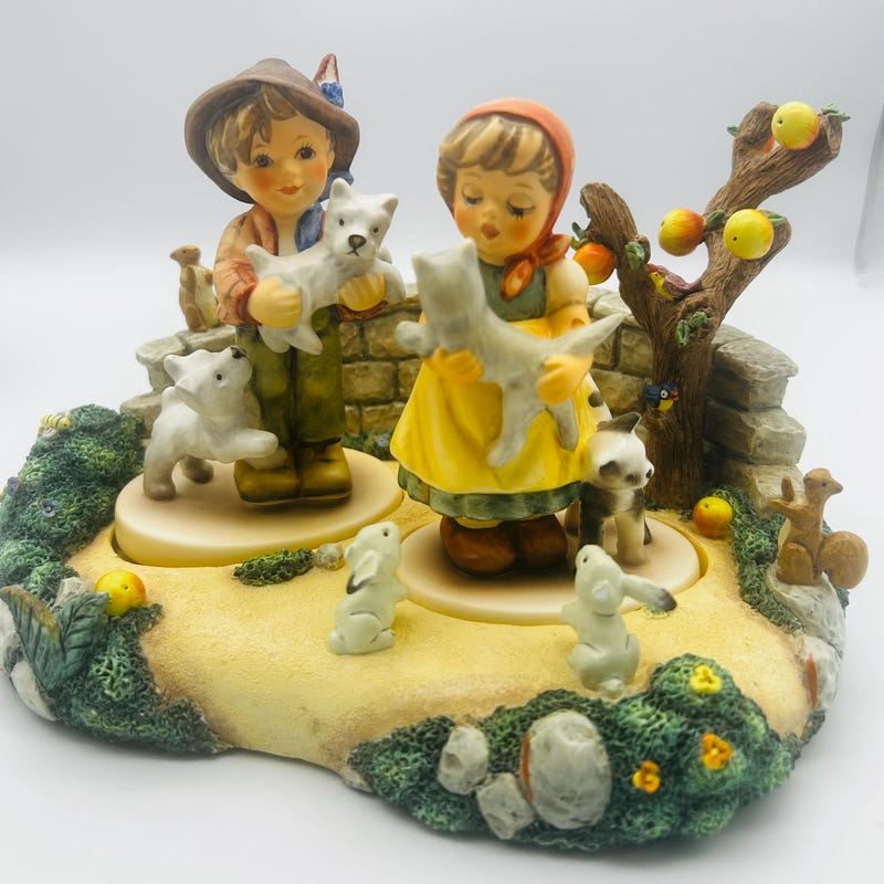 Hummel Figurines Cat - Etsy