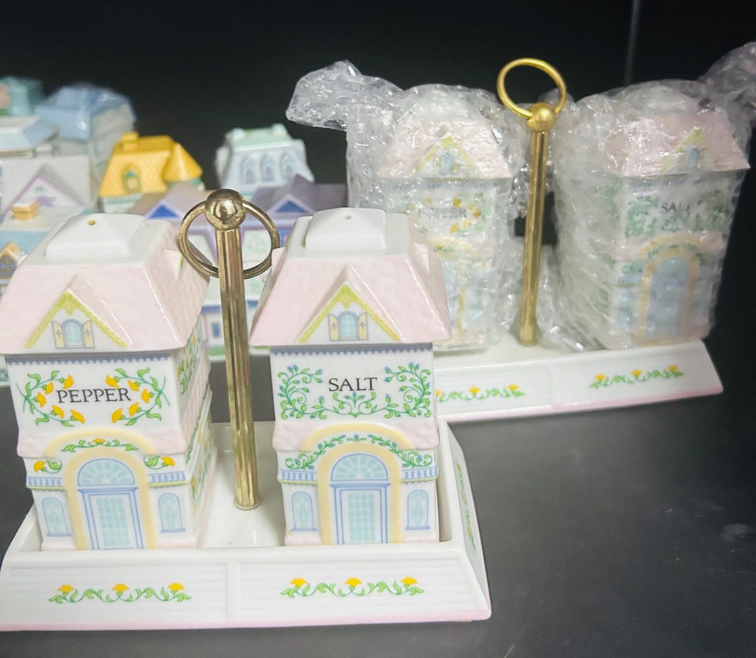 Lenox Spice Village Creamery ,confectionery Sugar & Creamer Set, Salt ...