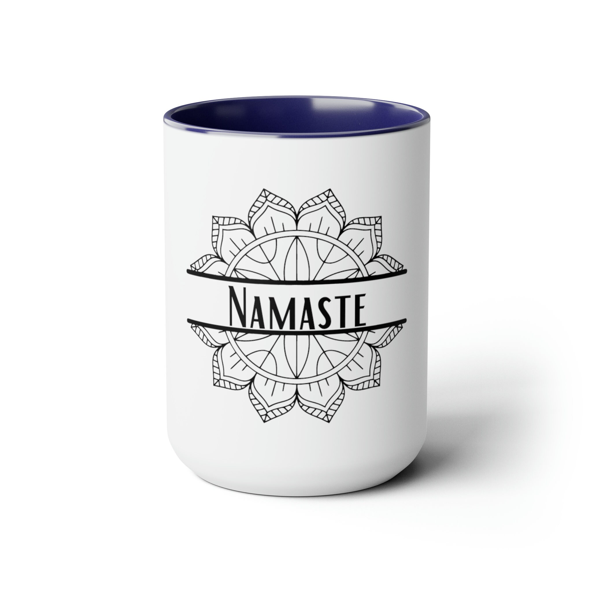 Namaste Two-tone Coffee Mugs, 15oz - Etsy