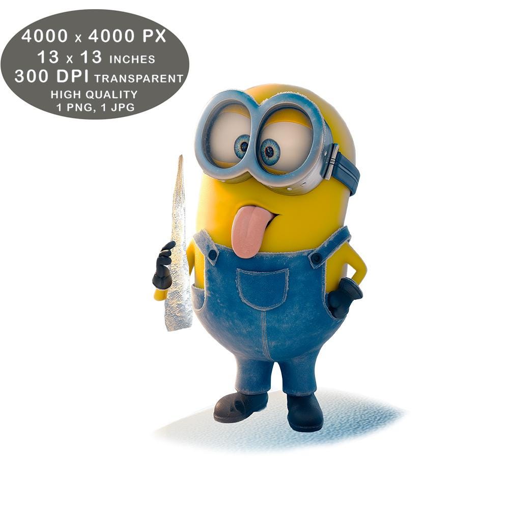 Clipart Bundle Funny Minions Christmas Digital Png,set Minion,santa ...