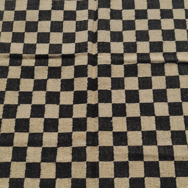 Checkered Rug Runner - Etsy