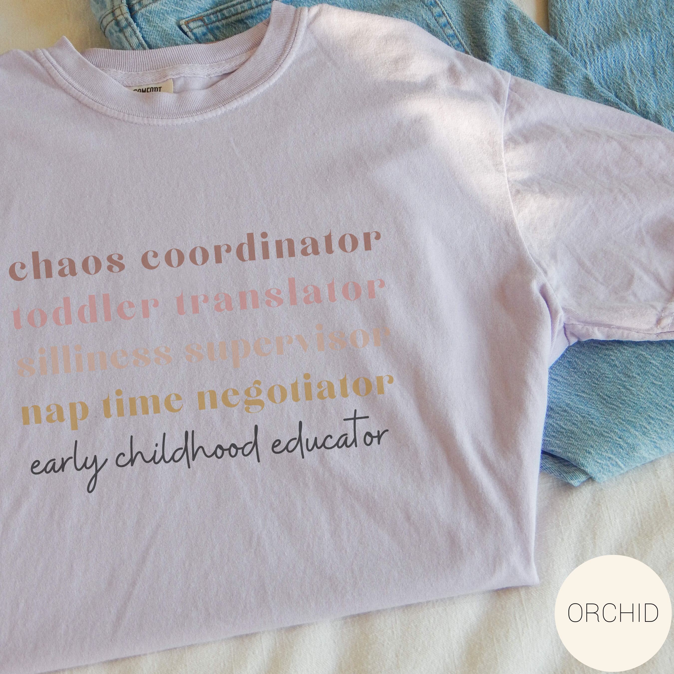 Comfort Colors® Early Childhood Educator, ECE Tshirt, ECE Appreciation ...
