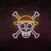 One Piece Neon Sign One Piece Skull Neon Sign Pirate Neon Sign Bedroom ...
