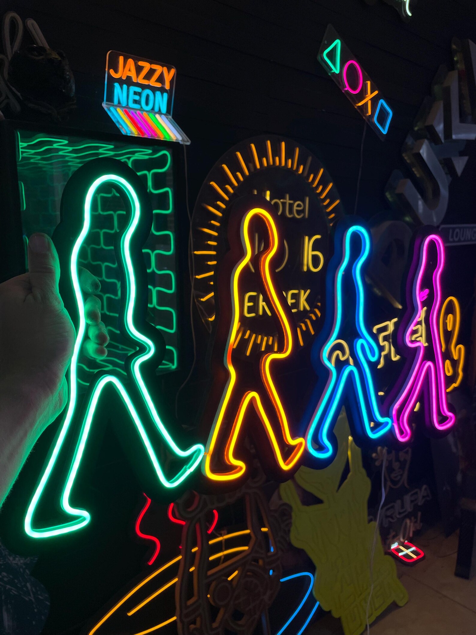 The Beatles Neon Sign Beatles Neon Custom Neon Sign Wall Decor Neon ...