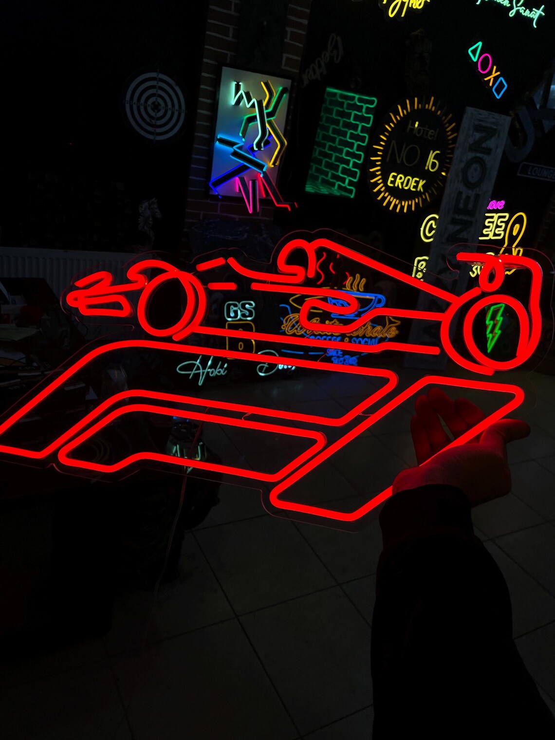 CAR Neon Sign Formula 1 Neon Sign Personalized Gifts Formula One Neon ...