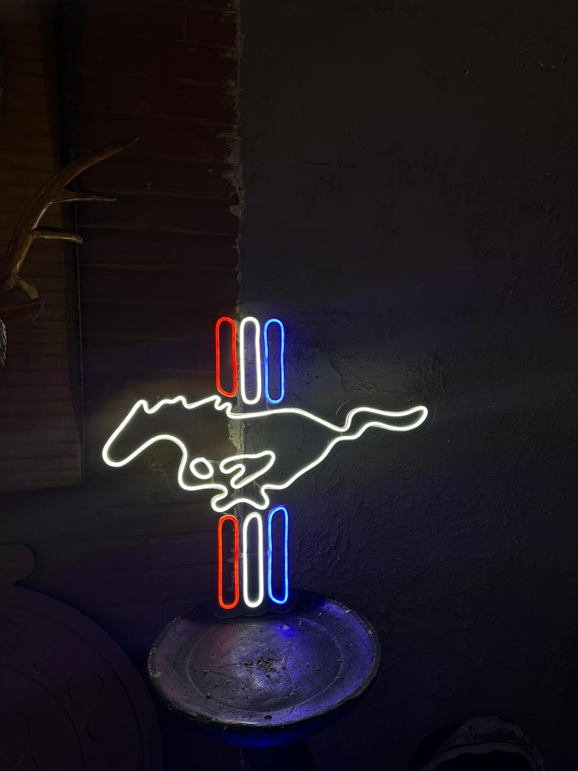 Mustang Neon Sign Custom Car Logo Neon Sign Personalized Gifts Neon ...